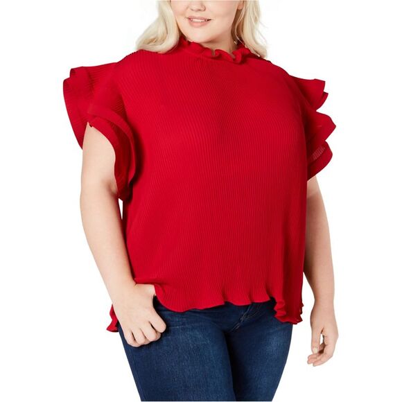 NY Collection | Tops | Ny Collection Womens Flutter Sleeves Pullover ...